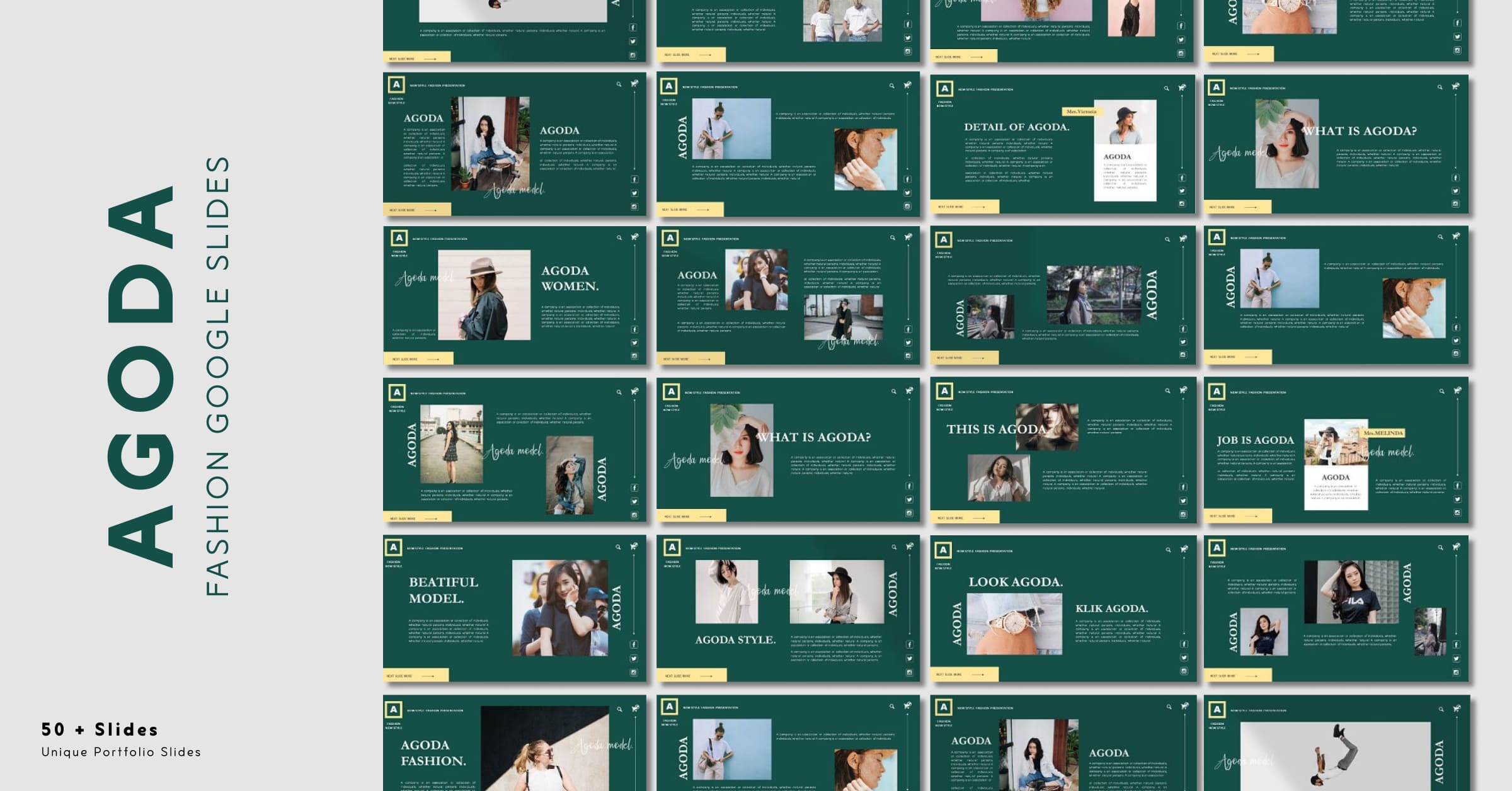 Agoda Fashion Google Slide – MasterBundles