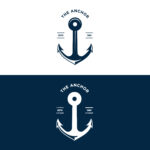 Ship Anchor and Rope Logo | Master Bundles