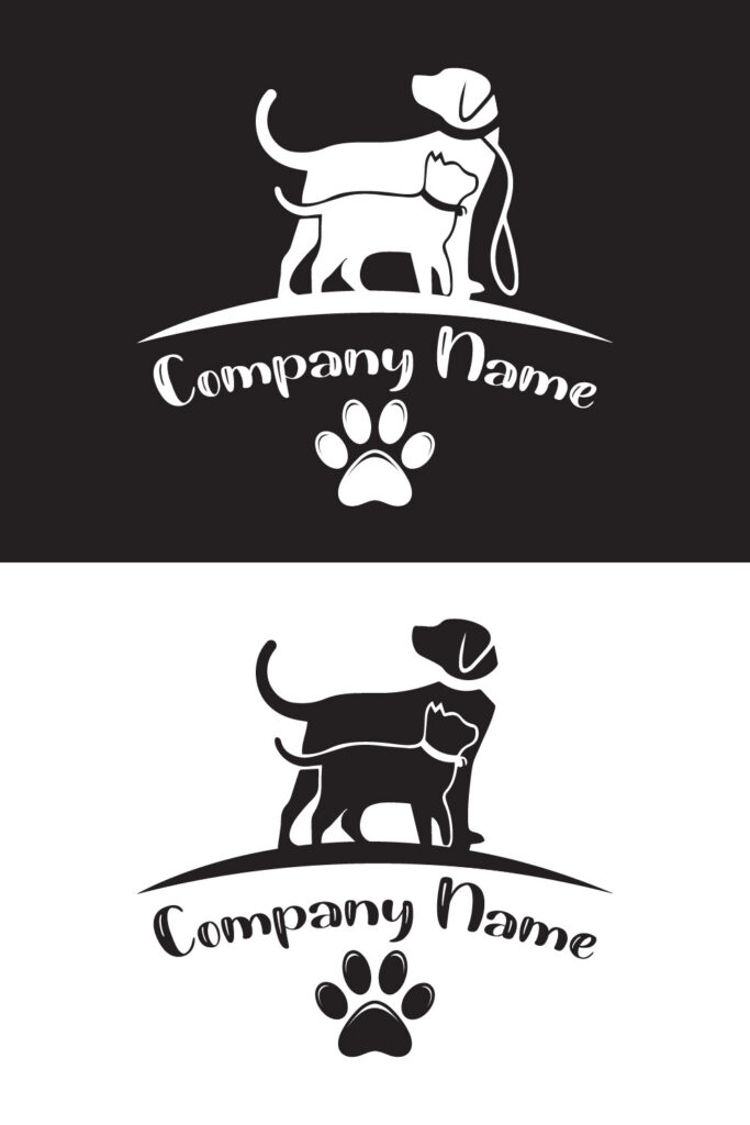 Animal Pet, Dog And Cat Logo Design Vector - MasterBundles