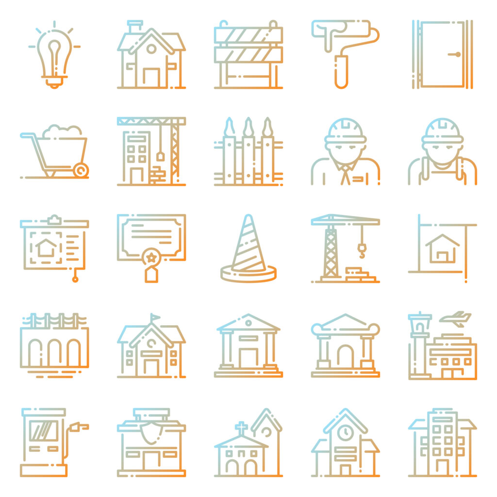50 Architecture Icons - MasterBundles