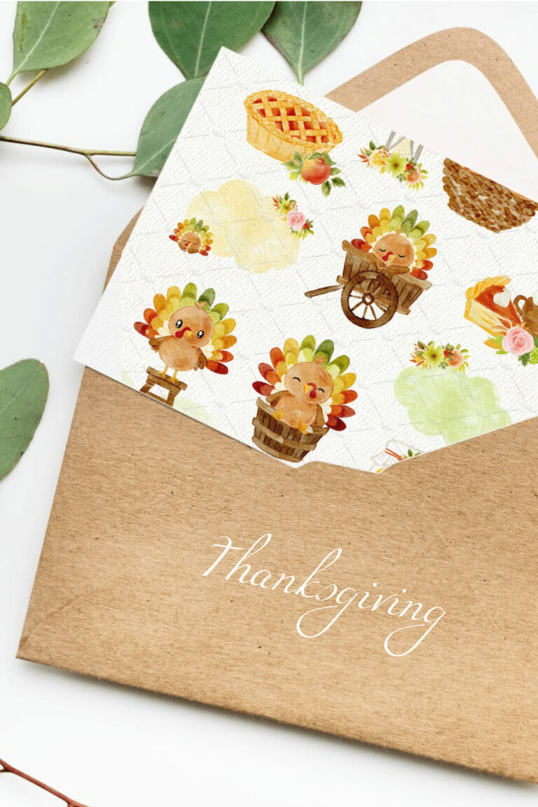 Autumn Thanksgiving Clipart – MasterBundles