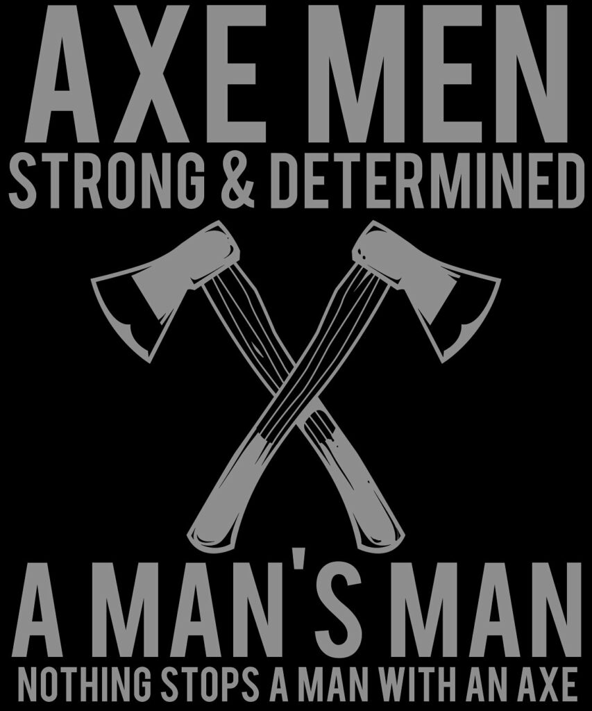 Axe Men T-Shirt Design +Mockups – MasterBundles