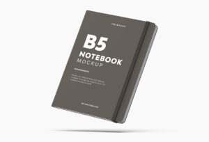 B5 Notebook Mockup – MasterBundles