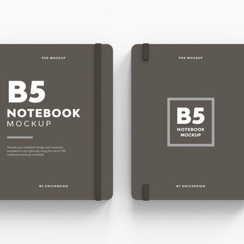 B5 Notebook Mockup | Master Bundles