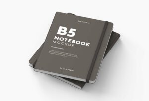 B5 Notebook Mockup – MasterBundles