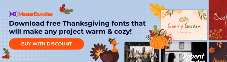 125+ Thanksgiving Fonts 2022: Premium and Free