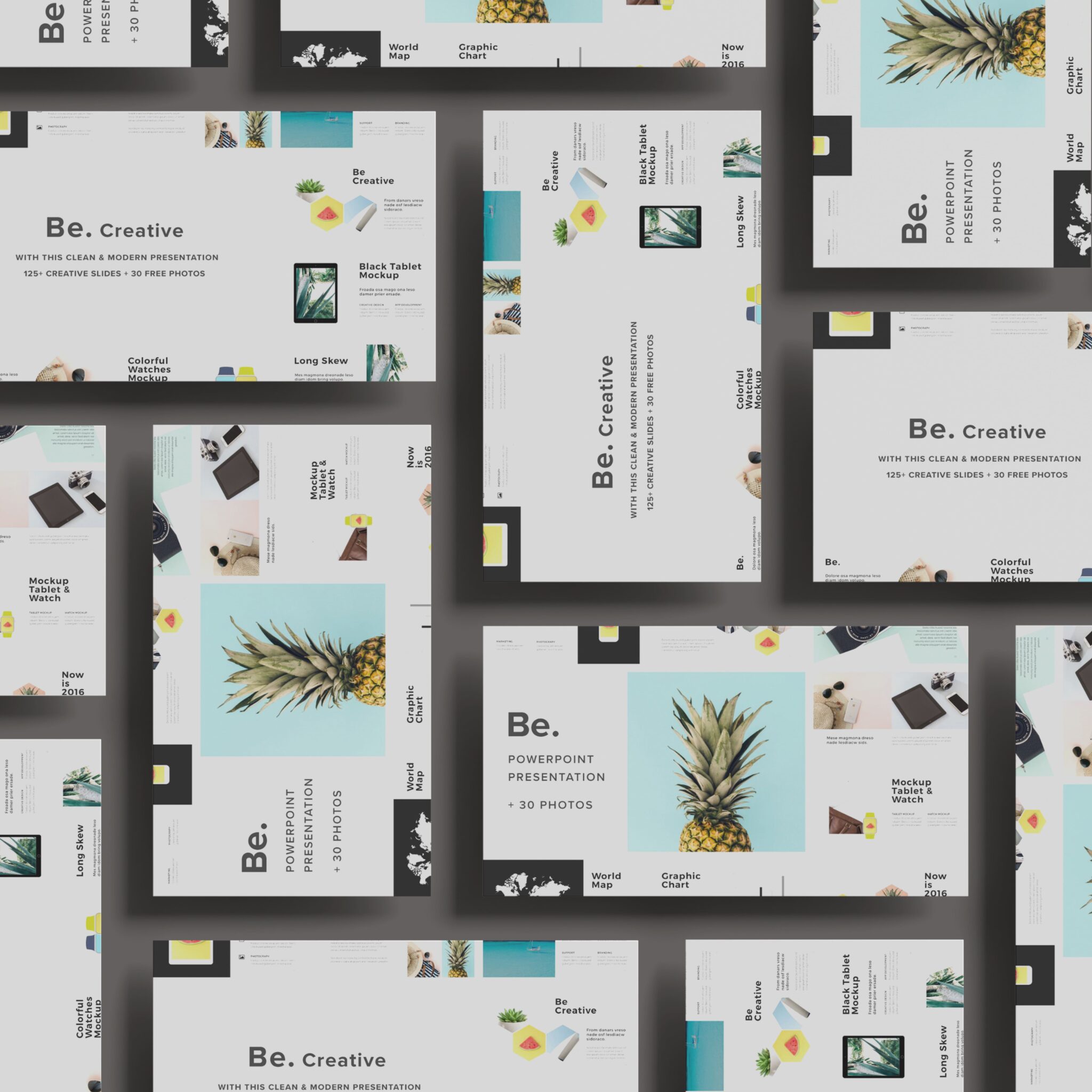 Be Powerpoint Template +30 Photos – MasterBundles