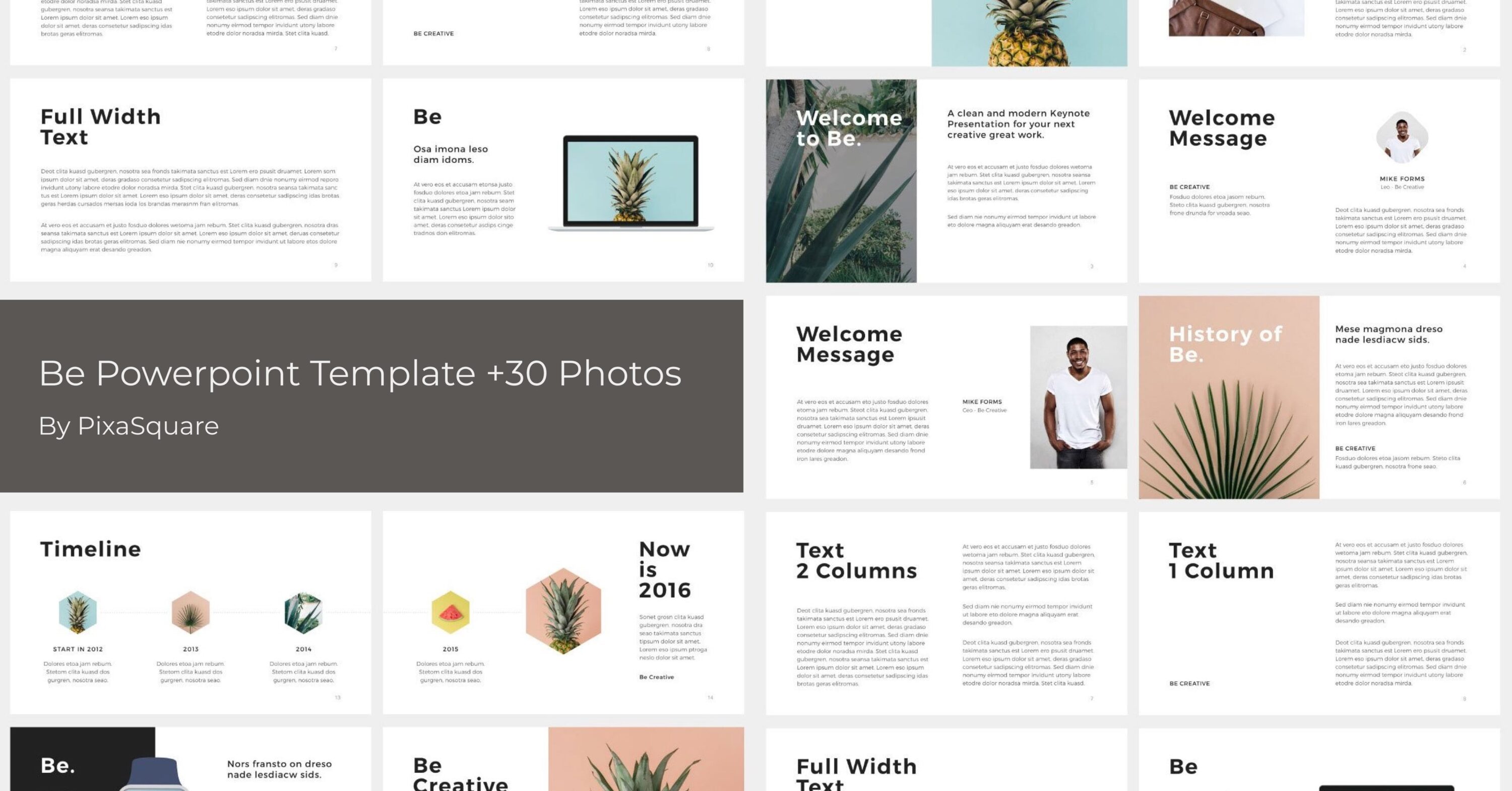 Be Powerpoint Template +30 Photos – MasterBundles