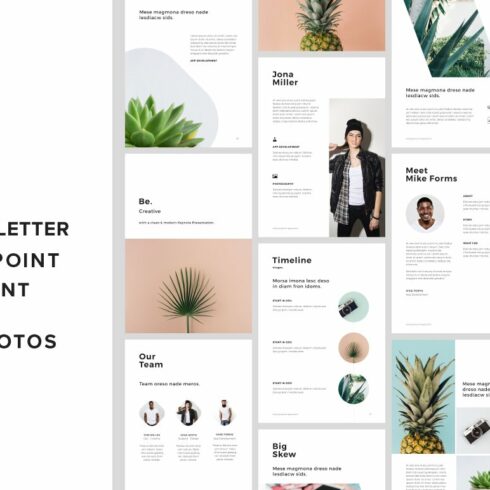 A4 Vertical Powerpoint + 30 Photos | MasterBundles