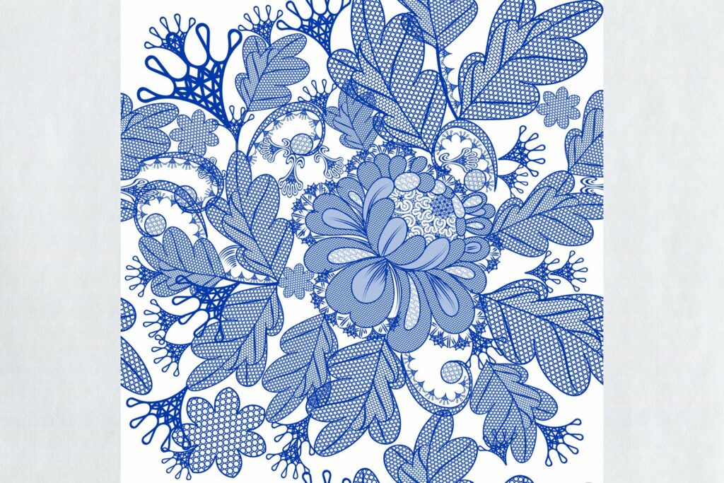 Beautiful Lace Pattern With Filigree Design – MasterBundles