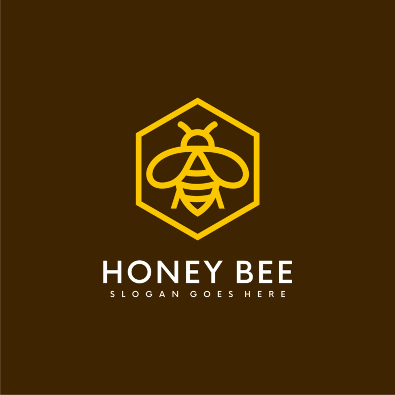 Good Bee Character Mascot Logo Design - MasterBundles