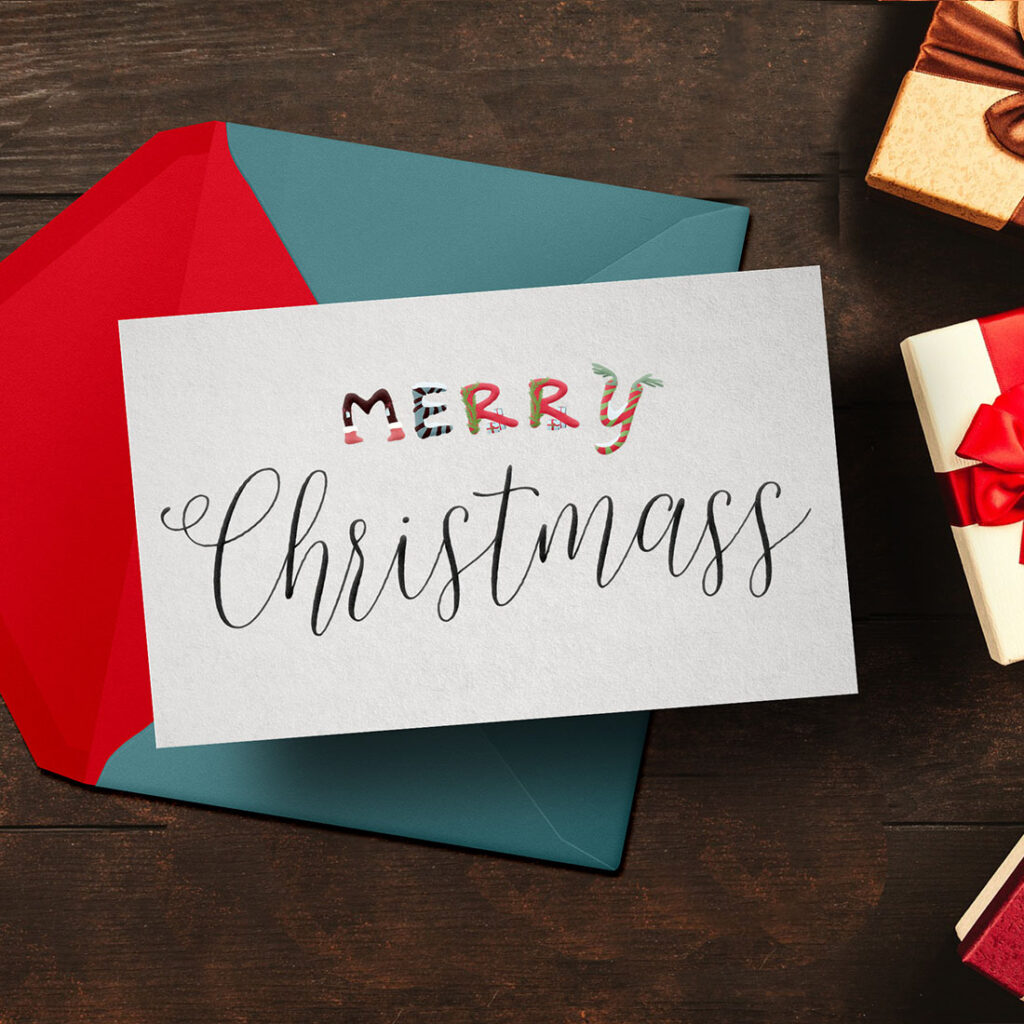 Christmas alphabet PNG. saint nicholas font - MasterBundles