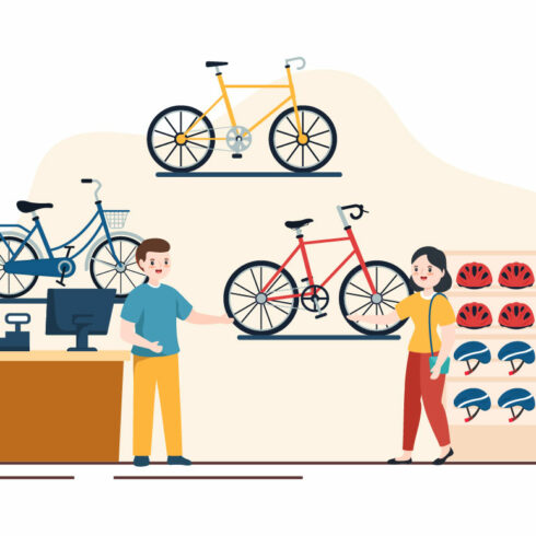 10 Bike Shop Illustration - MasterBundles