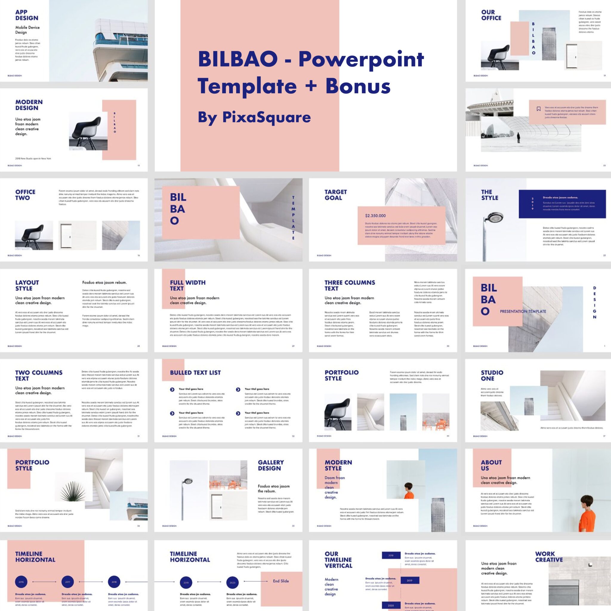 Bilbao - Powerpoint Template + Bonus – MasterBundles