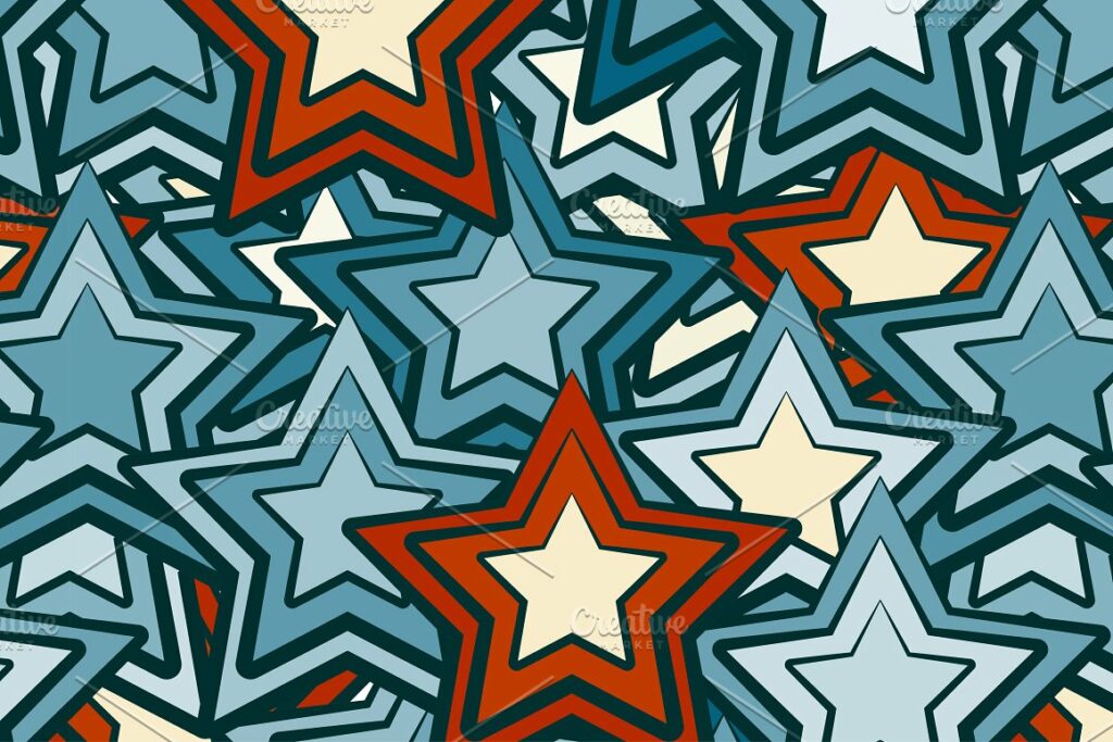 Star Seamless Patterns – MasterBundles