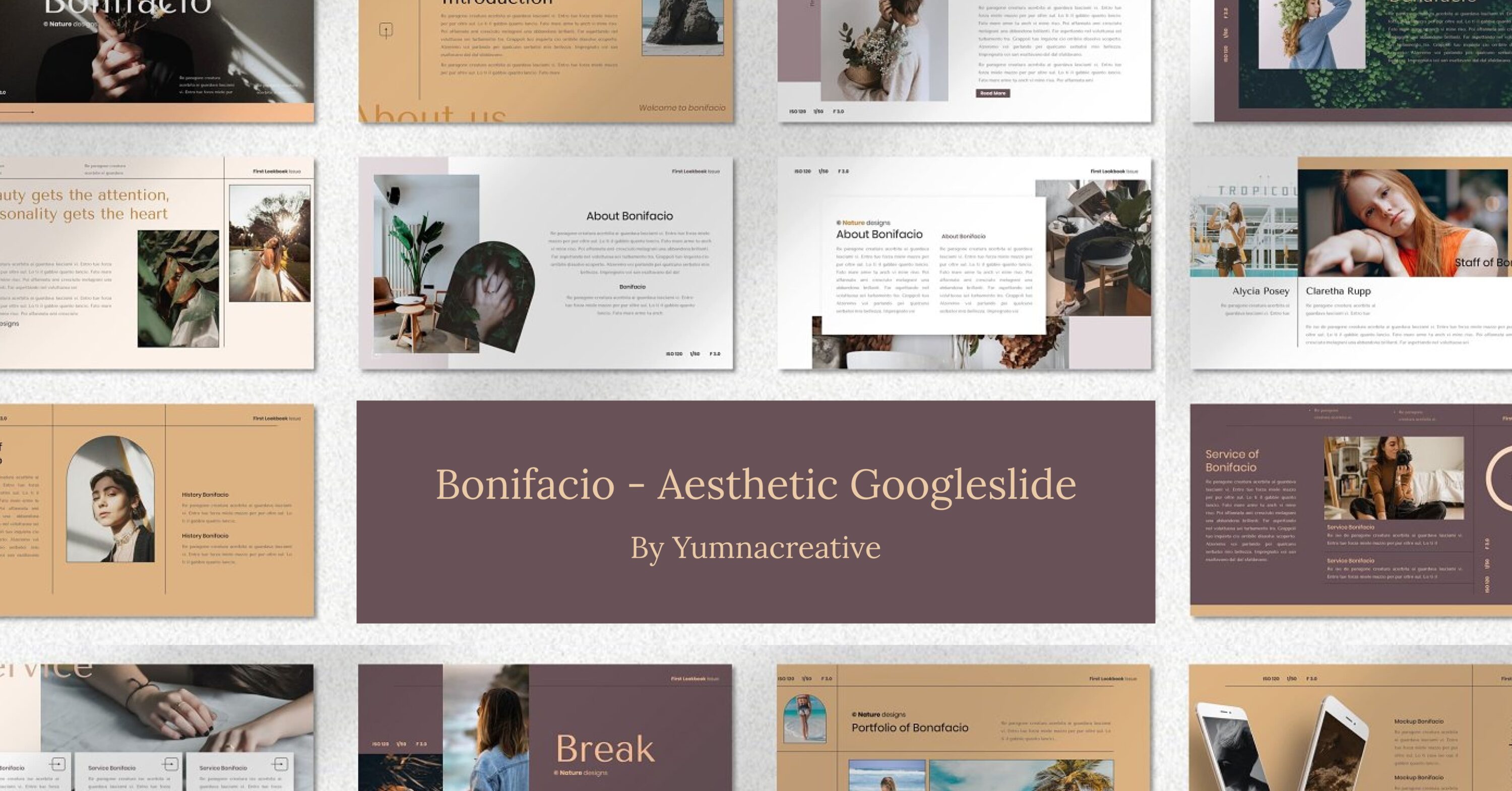 Bonifacio - Aesthetic Google Slide – MasterBundles