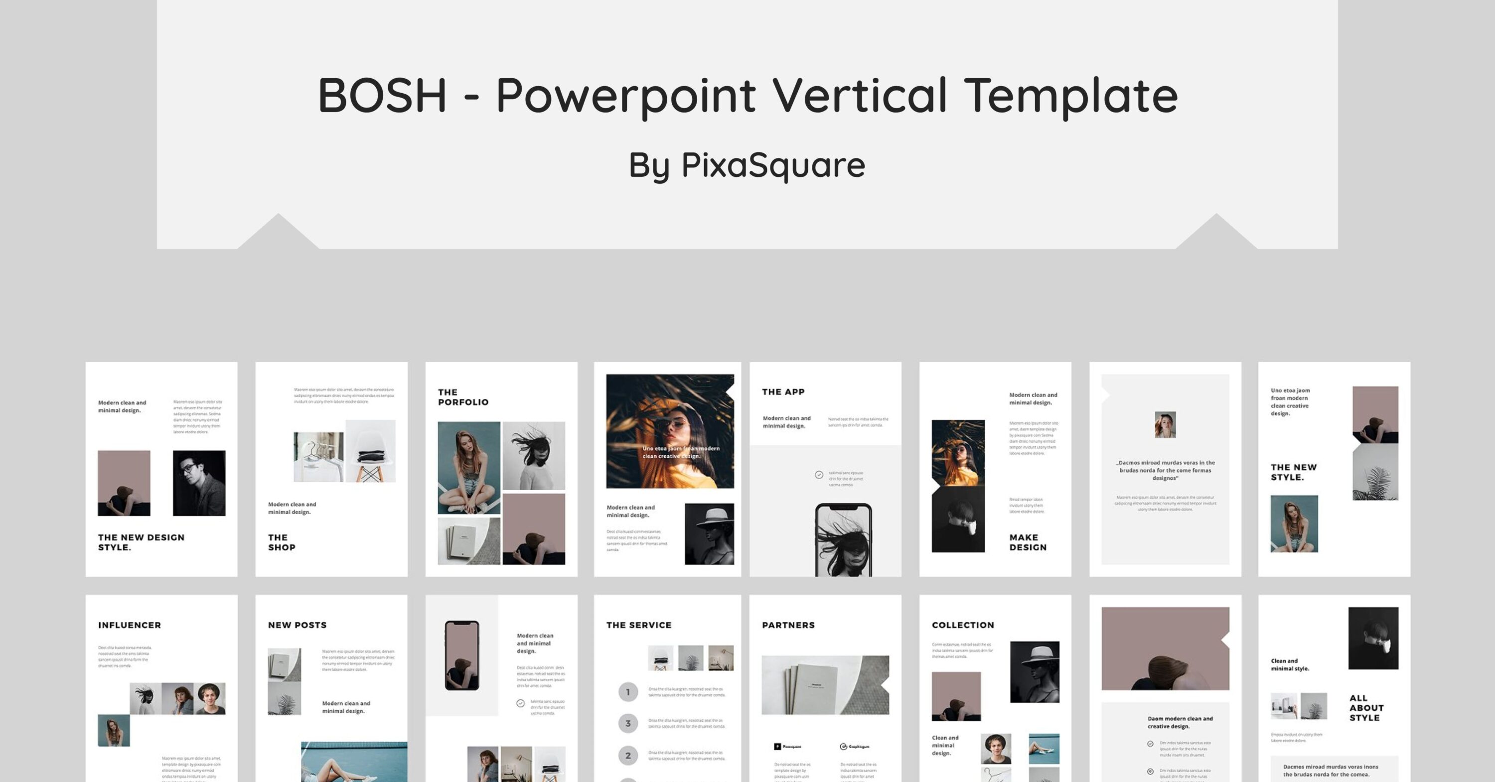 BOSH - Powerpoint Vertical Template – MasterBundles