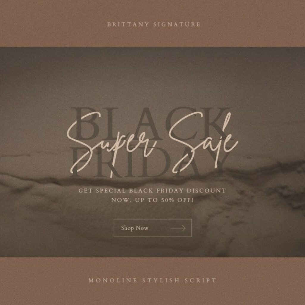 Brittany Signature Business Font - MasterBundles