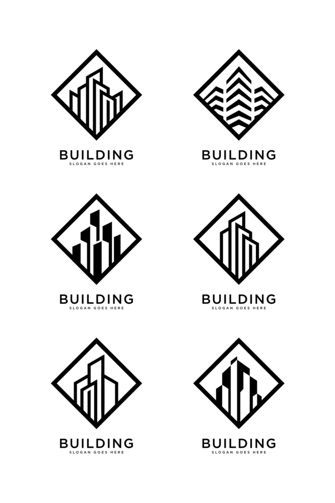 Building logo vector - MasterBundles