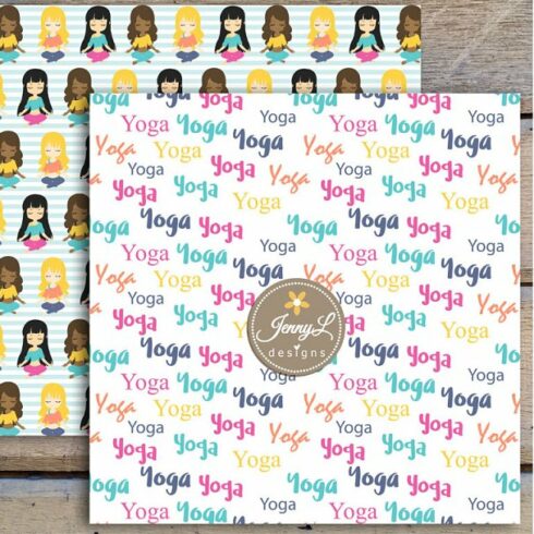 Yoga Digital Papers & Clipart | Master Bundles