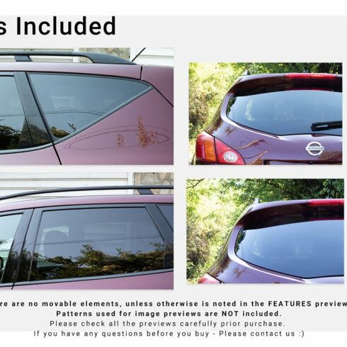 Car Sticker Mockup Set | Master Bundles