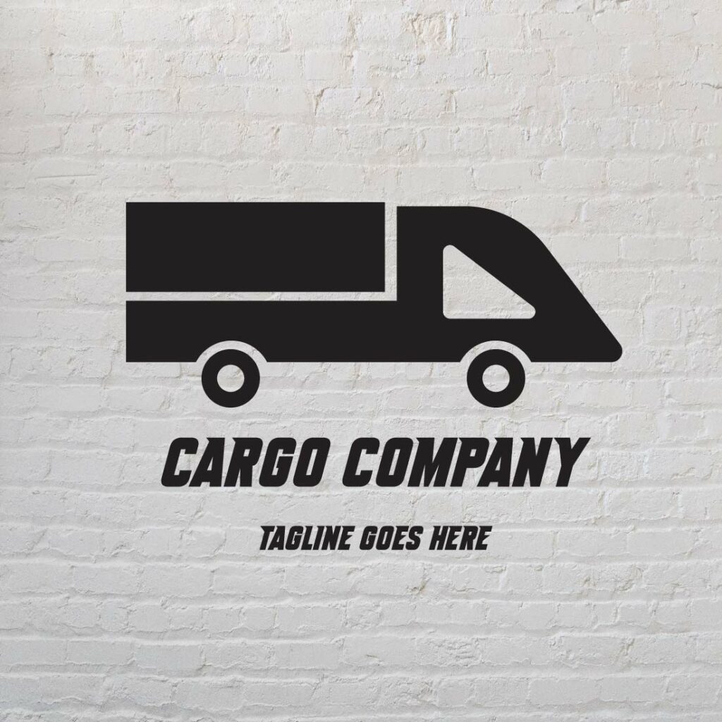 6 creative and unique Cargo Truck transport and logistic company logo ...