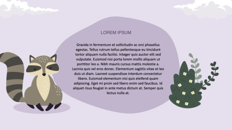 Cartoon Animal Powerpoint Template – MasterBundles