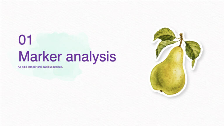 Cartoon Food Powerpoint Template – MasterBundles