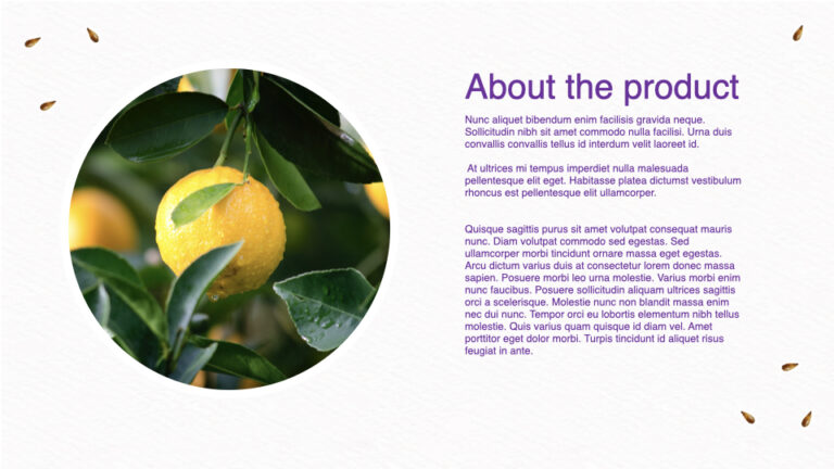 Cartoon Food Powerpoint Template – MasterBundles