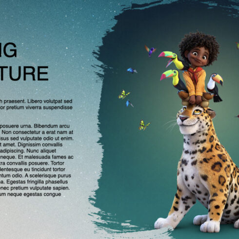 Cartoon PowerPoint Template – MasterBundles