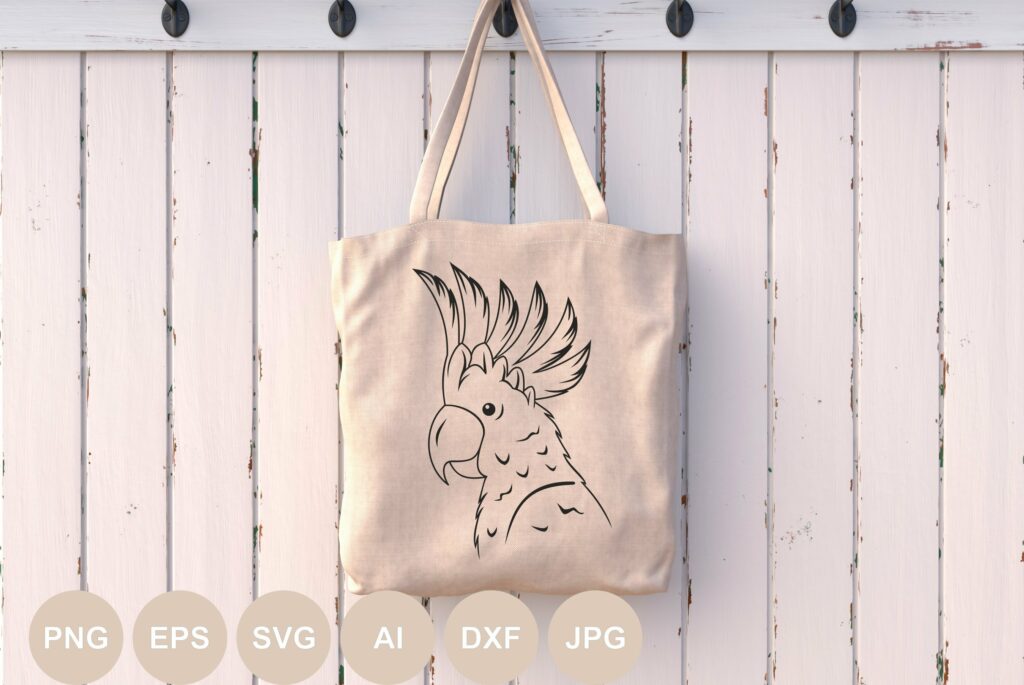Cockatoo Svg File, Animal Svg, Cockatoo Cut File, Bird Svg – MasterBundles