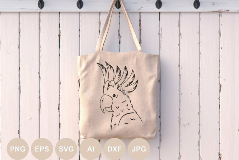Cockatoo Svg File, Animal Svg, Cockatoo Cut File, Bird Svg – MasterBundles