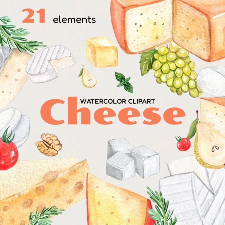 Watercolor Fondue Clipart, Cheese Fondue, Chocolate Fondue – MasterBundles