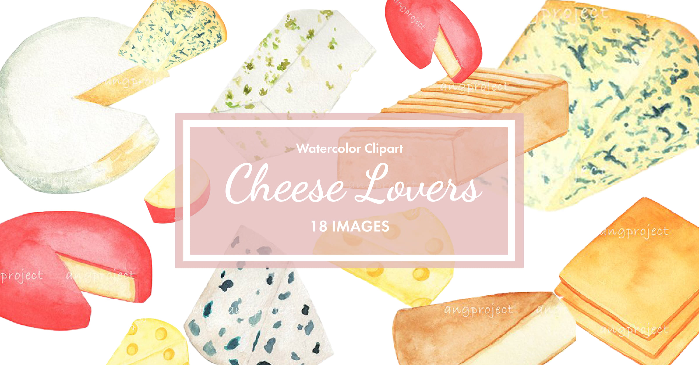 Cheese Watercolor Clipart - Food Watercolor Png – MasterBundles
