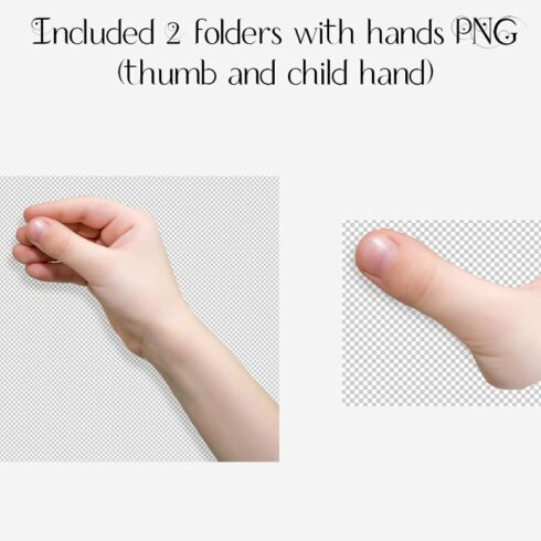 Child Hands Sticker Mockup. Psd, Png | Master Bundles