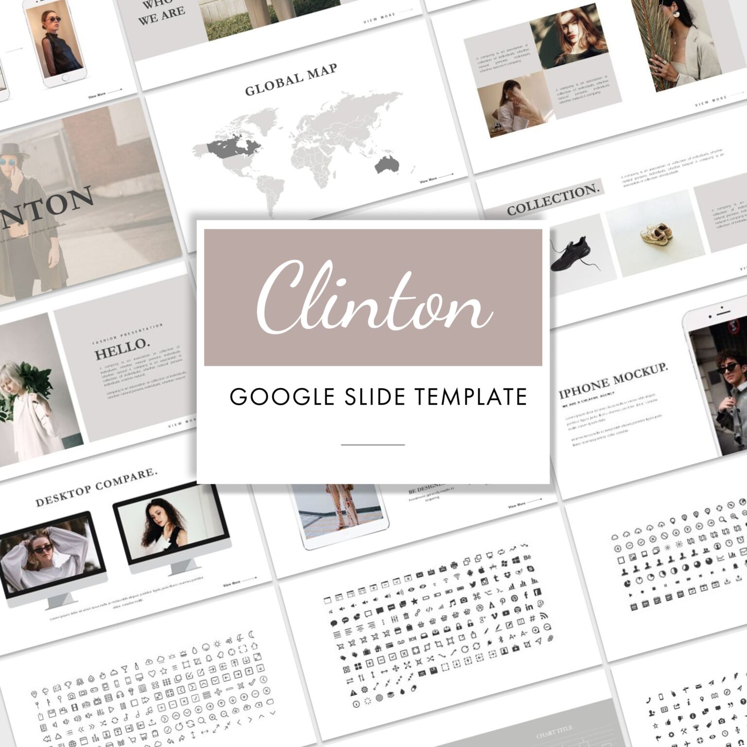 Clinton - Google Slide Template – MasterBundles
