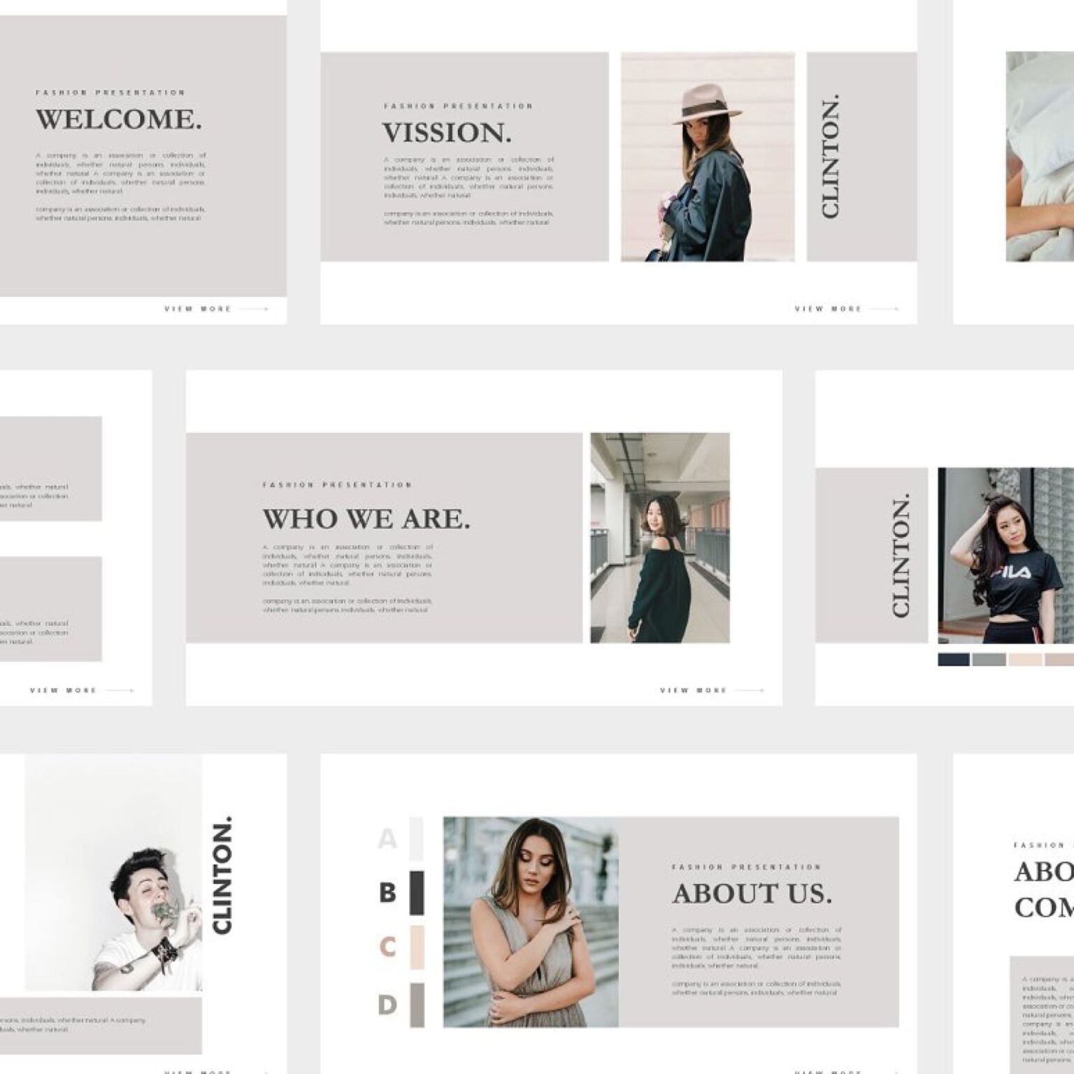 Clinton - Google Slide Template – MasterBundles