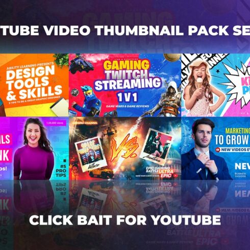 Youtube Thumbnails | Master Bundles