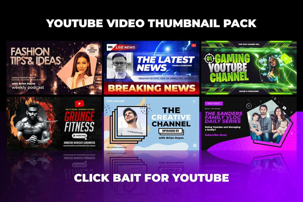 Youtube Thumbnail Mega Bundle – MasterBundles