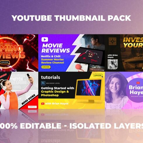 Youtube Thumbnail Mega Bundle | Master Bundles