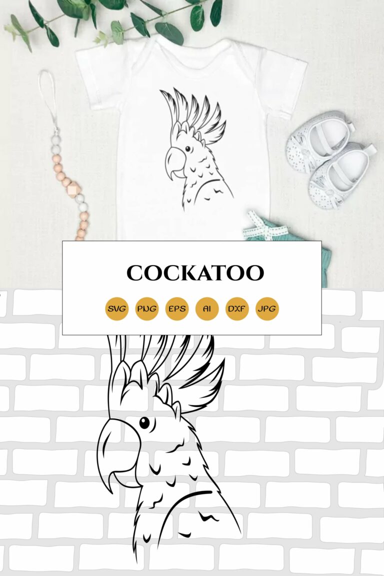 Cockatoo Svg File, Animal Svg, Cockatoo Cut File, Bird Svg – MasterBundles
