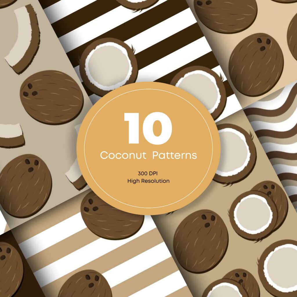 Coconut Digital Patterns – MasterBundles