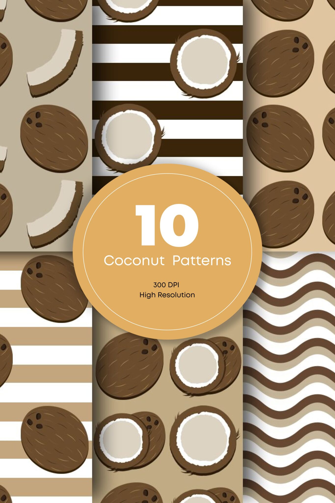 Coconut Digital Patterns – MasterBundles