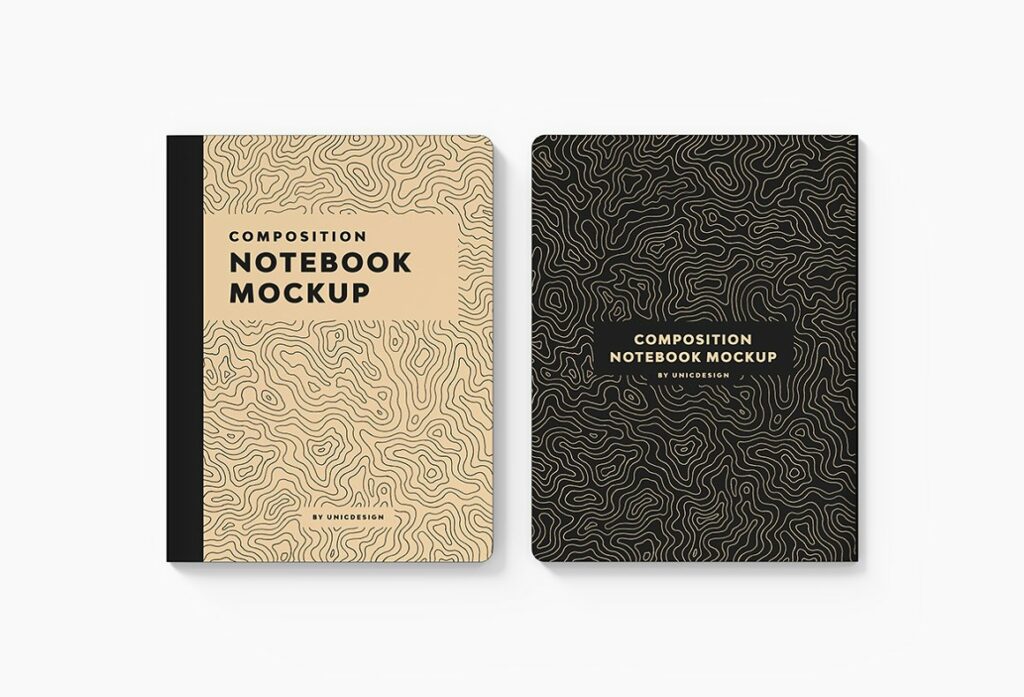 Composition Notebook Mockup – MasterBundles