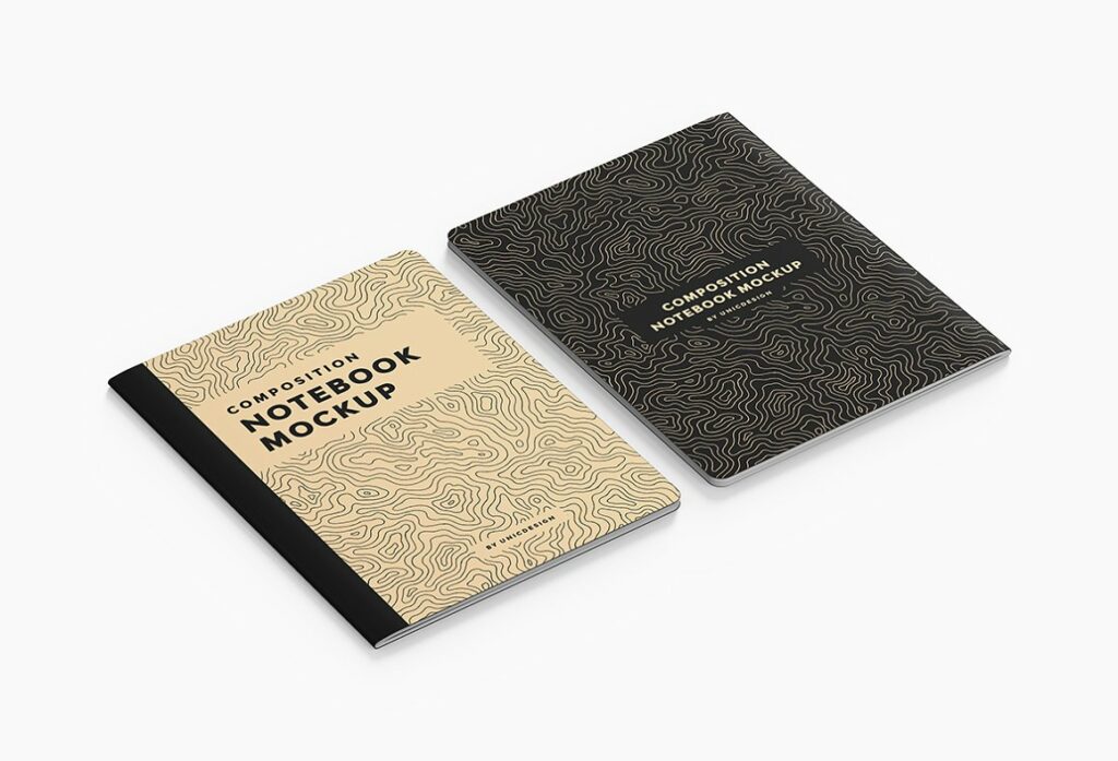 Composition Notebook Mockup – MasterBundles