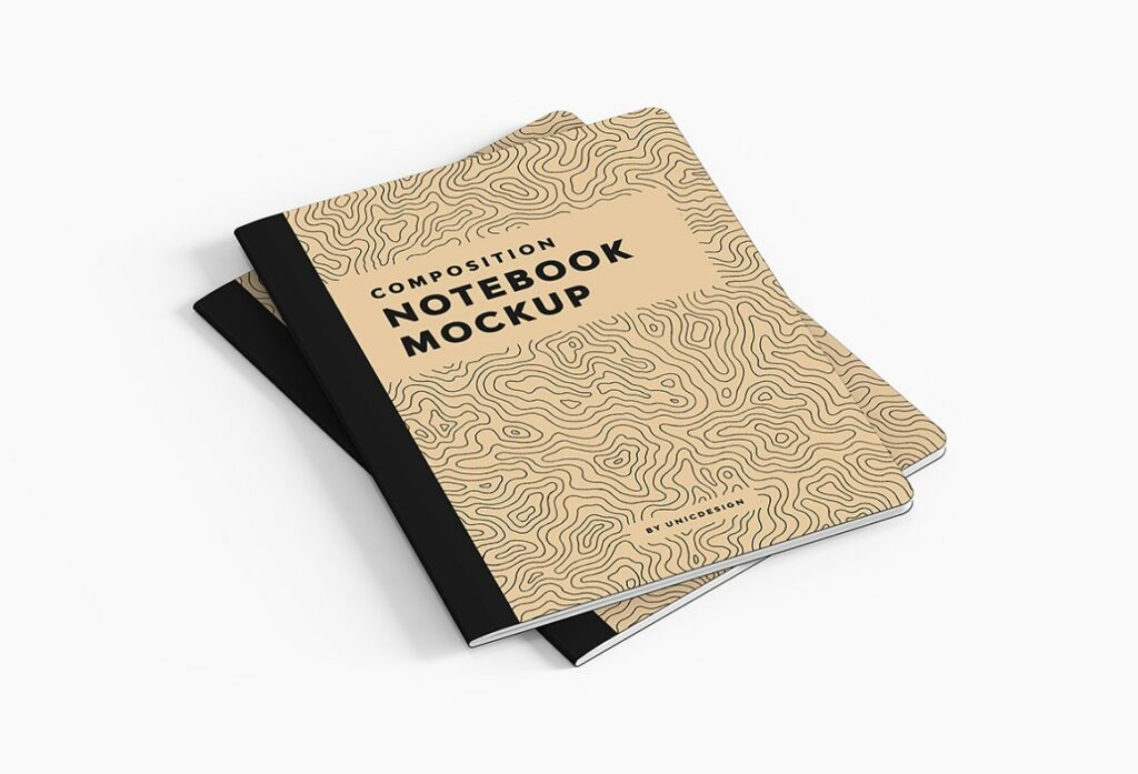 Composition Notebook Mockup – MasterBundles
