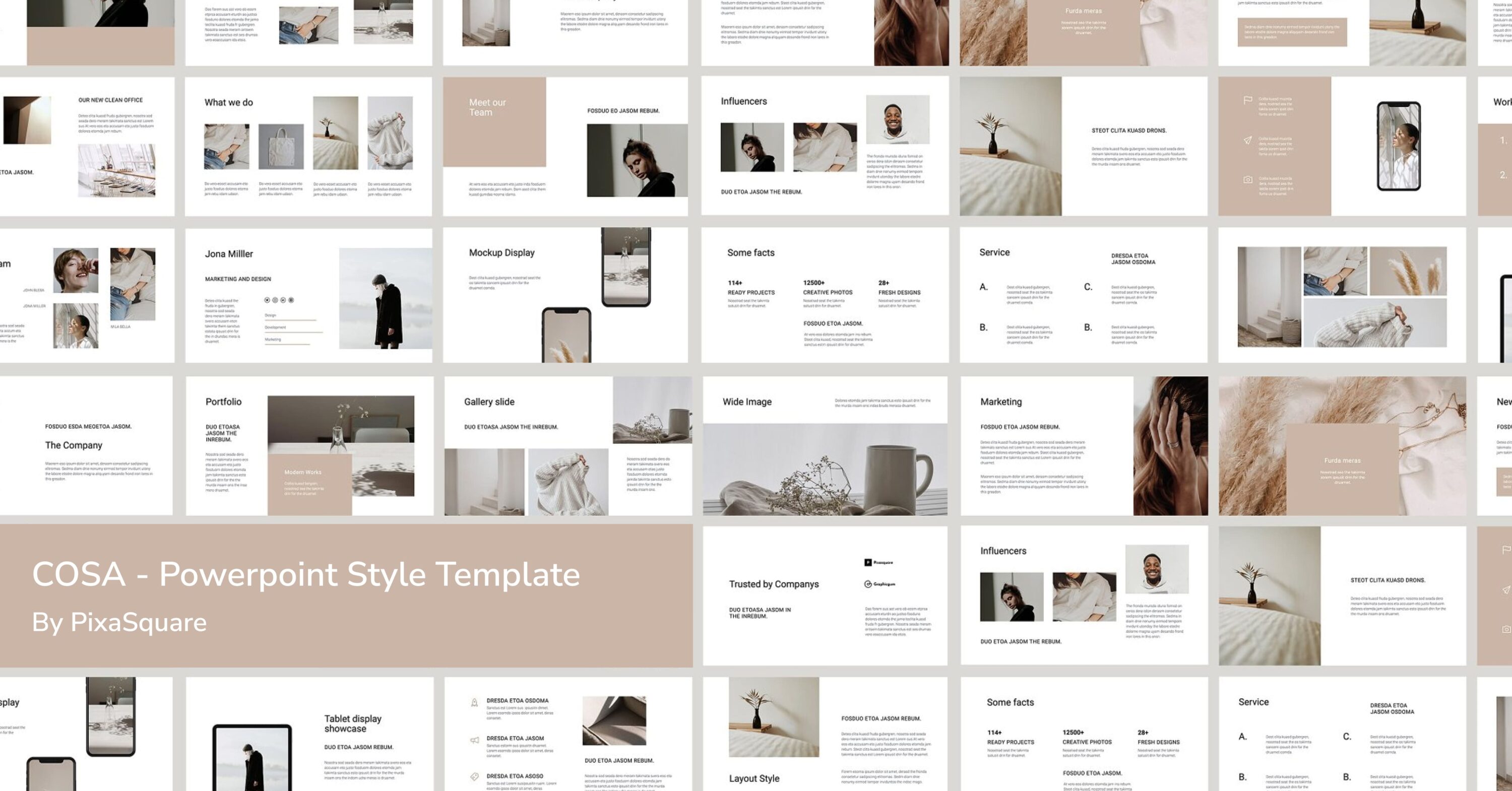 COSA - Powerpoint Style Template – MasterBundles