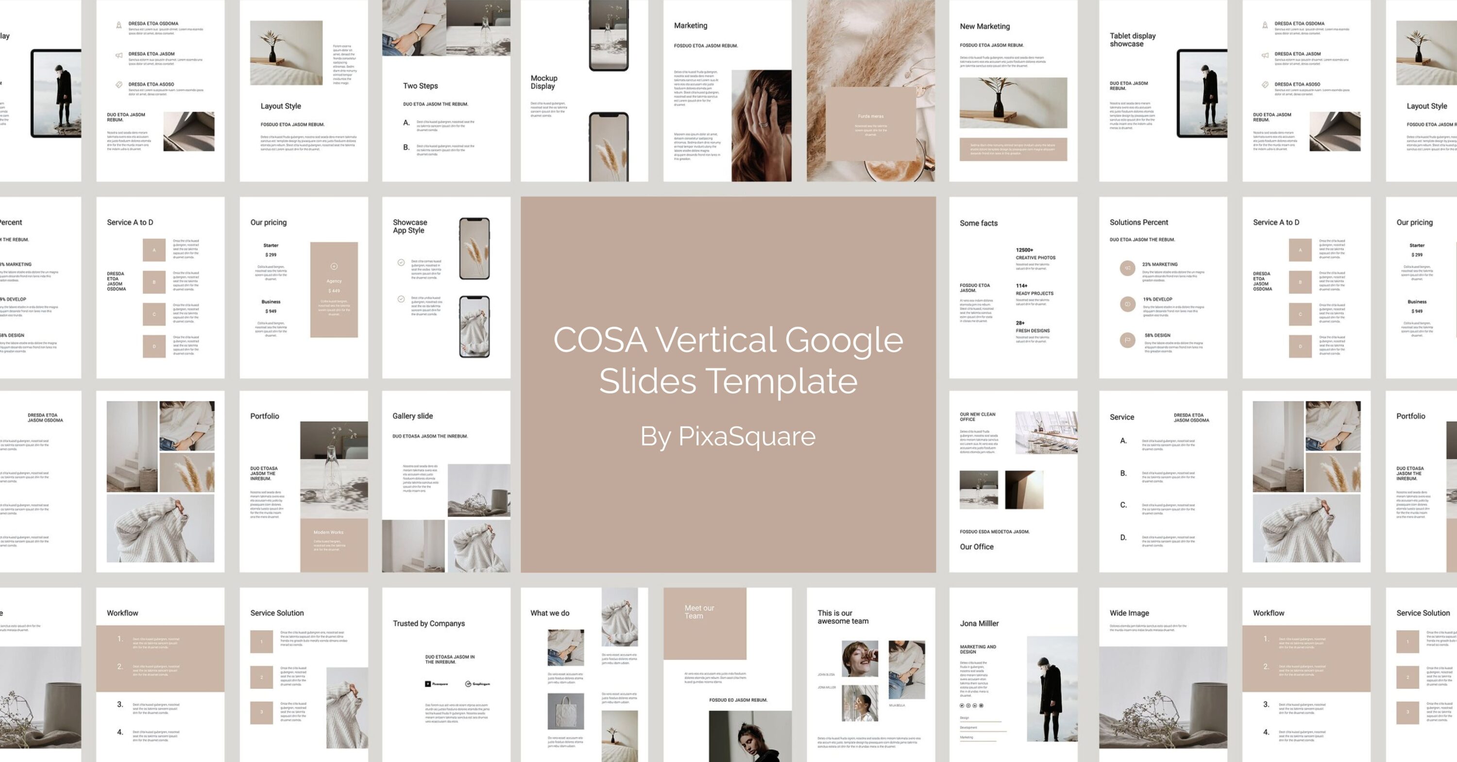 COSA Vertical Google Slides Template – MasterBundles