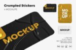 Crumpled Stickers Mockup Set – MasterBundles