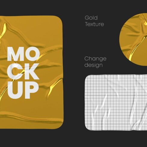 Crumpled Stickers Mockup Set | MasterBundles
